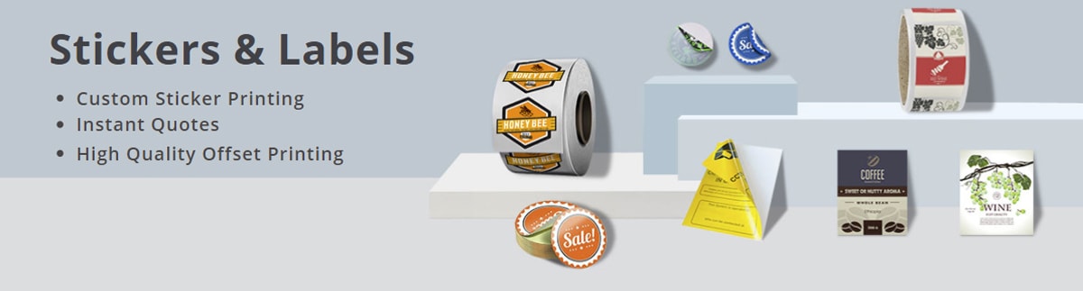 Custom Online Sticker Printing Services | Printingblue.ca
